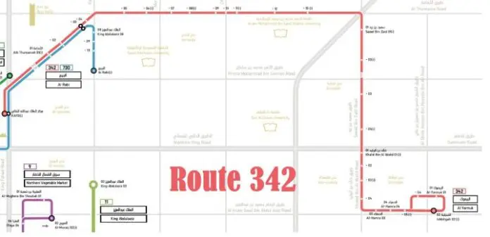 33 Routes: Riyadh Metro City Bus Map - 2025 - Life in Saudi Arabia